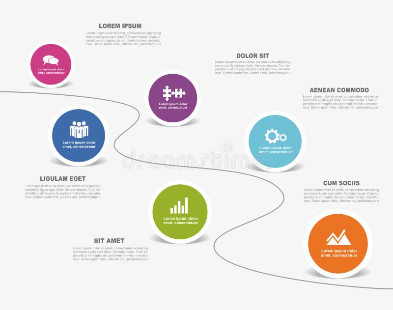 Infographic Design Template with Place for Your Data. Vector ...