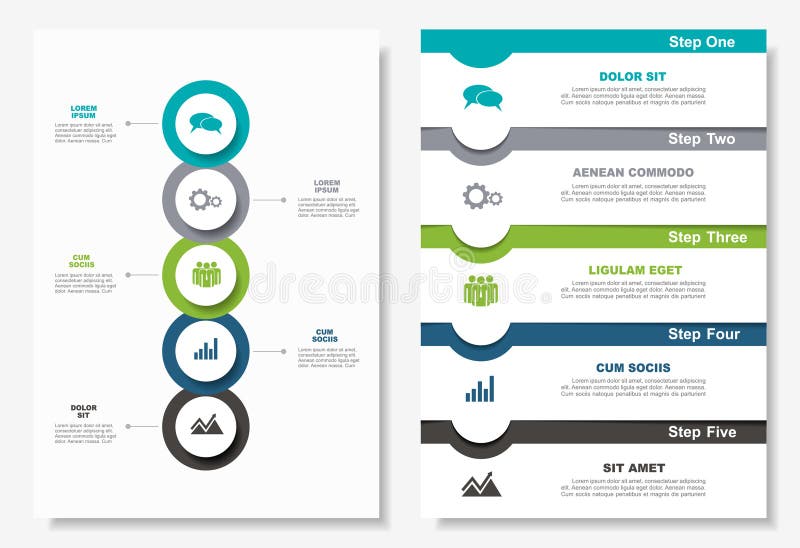 Infographic Design Template with Place for Your Data. Vector ...
