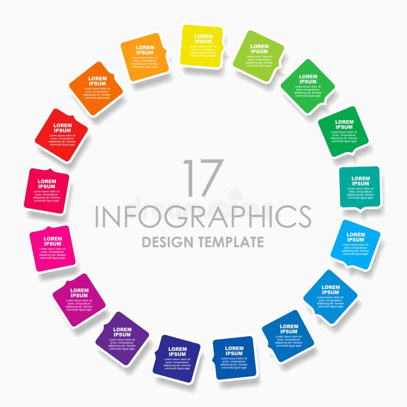 Infographic Design Template with Place for Your Data. Vector ...