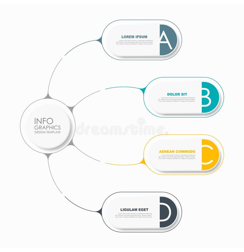 Infographic Design Template with Place for Your Data. Vector ...
