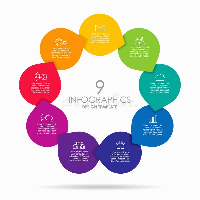 Infographic Design Template with Place for Your Data. Vector ...