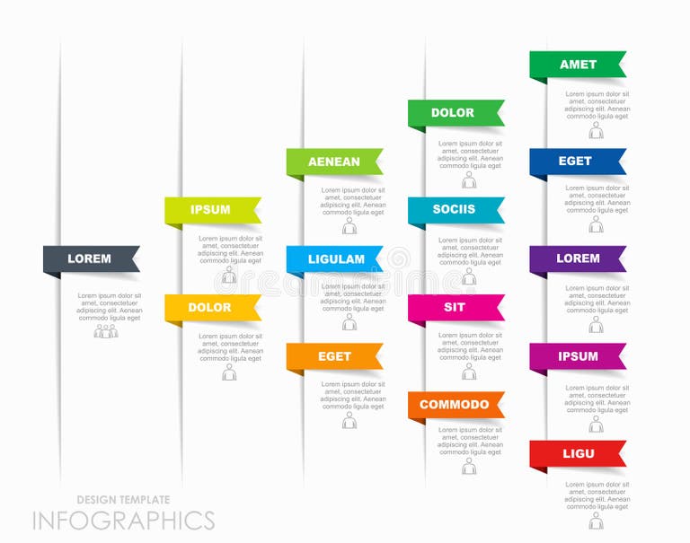 Infographic Design Template with Place for Your Data. Vector ...