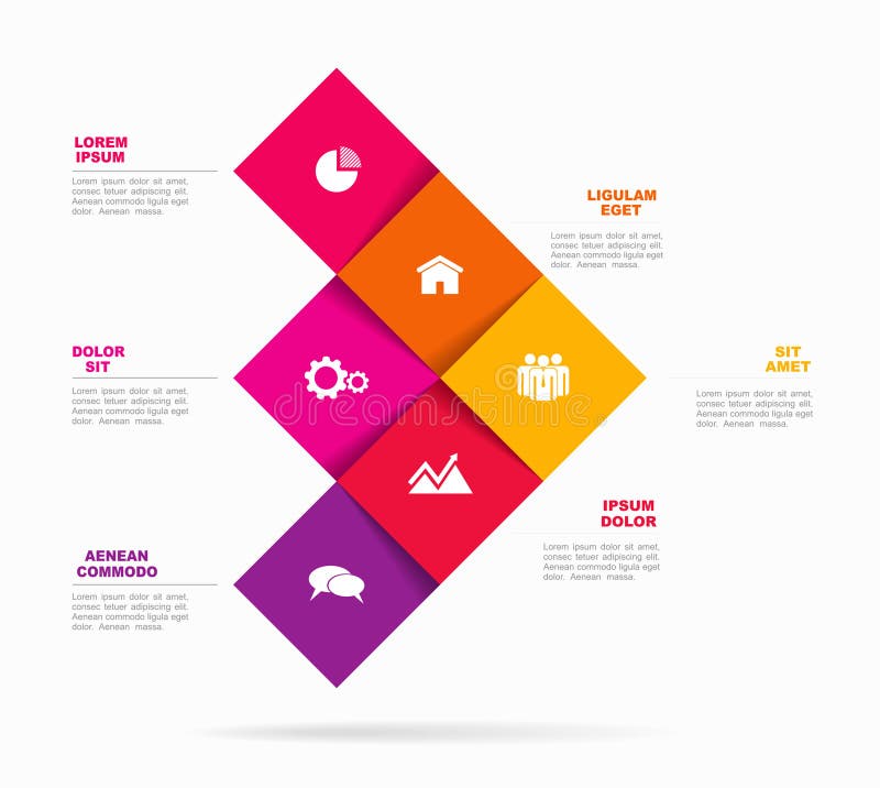 Infographic Design Template with Place for Your Data. Vector ...