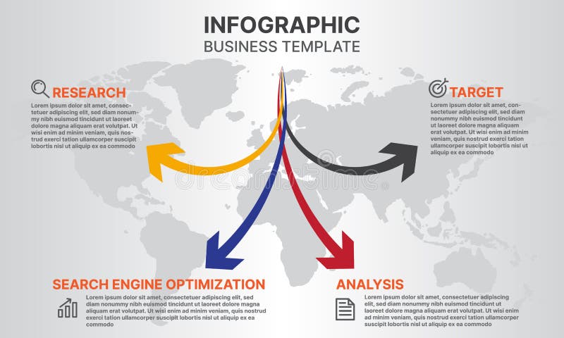 Infographic Design Template with Place for Your Text. Vector ...