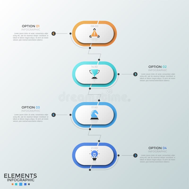 Infographic Design Template Stock Vector - Illustration of icon ...