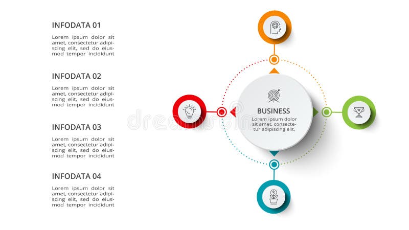 Infographic Design Vector and Marketing Icons for Diagram, Graph ...