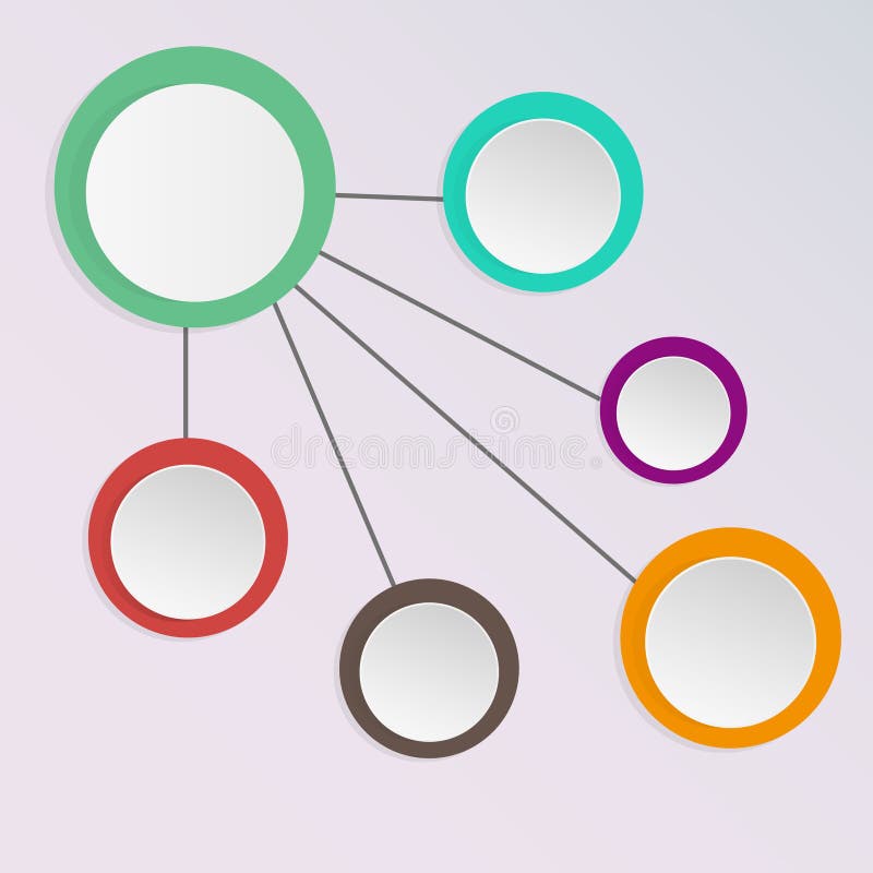 Infographic Design on the White-pink Background. Stock Vector ...