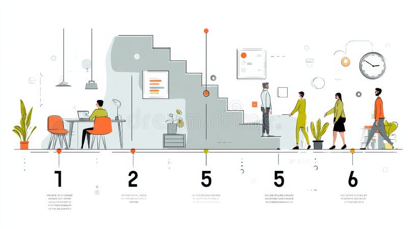 Infographic Detailing the Employee Onboarding Process in a Modern ...