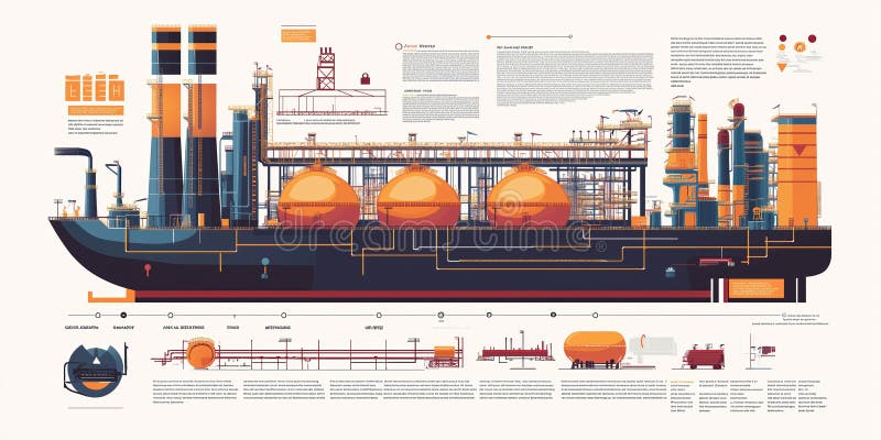 Infographic Detailing the Inner Workings of an Lng Carrier Ship ...