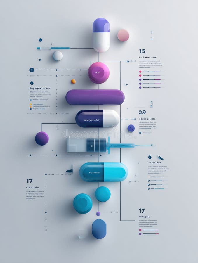 Infographic Detailing Top Five Plastic Procedures with Abstract Design ...