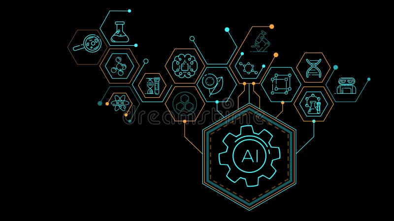 Animated Infographic Diagram about Artificial Intelligence in Science ...
