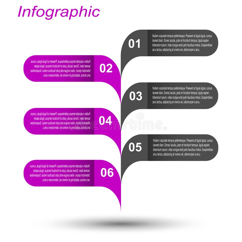 Infographic Display Template Idea To Ranked and Statistics. Stock ...