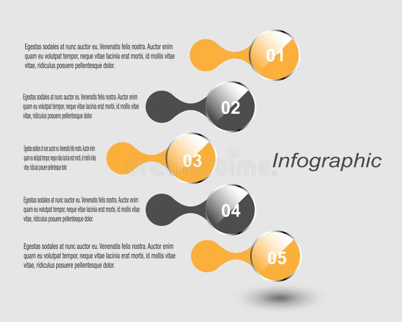 Infographic Display Template. Stock Vector - Illustration of board ...