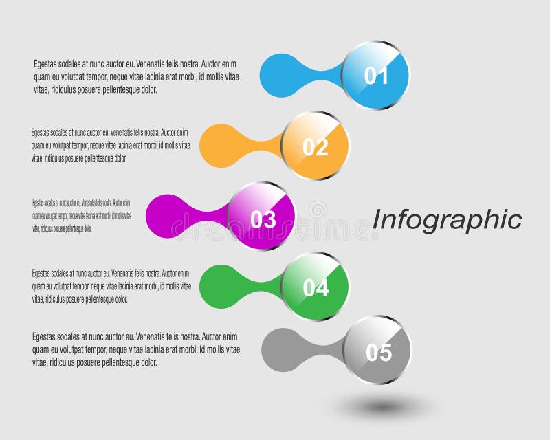Infographic Display Template. Stock Vector - Illustration of modern ...