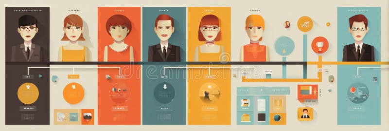 Team Structure Infographic Showcasing Roles Stock Photos - Free ...