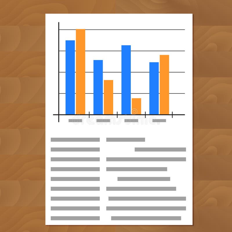 Infographic Document Vector Stock Vector - Illustration of graphic ...