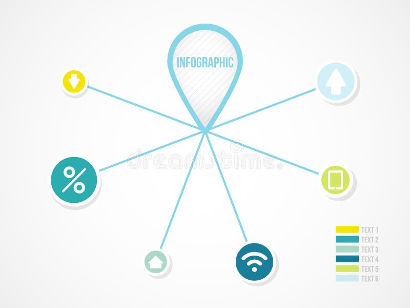 Infographic Drop and Circles. Data Visualization Comparison. Vector ...