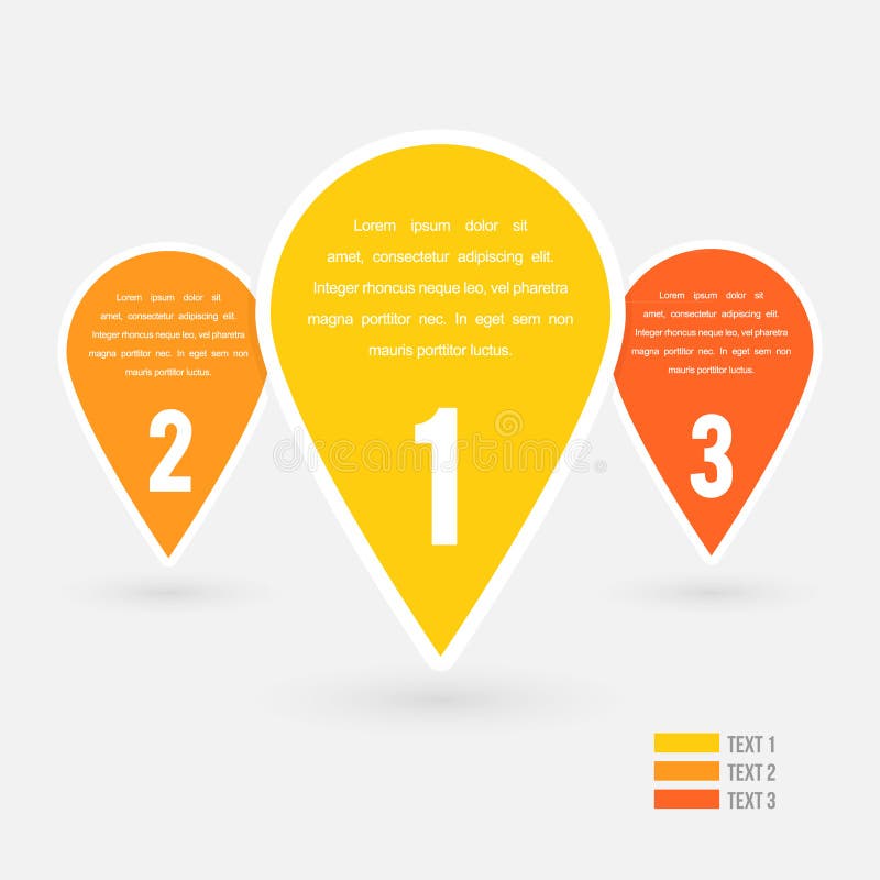 Infographic Drops Numbers. Data Visualization Comparison. Vector ...