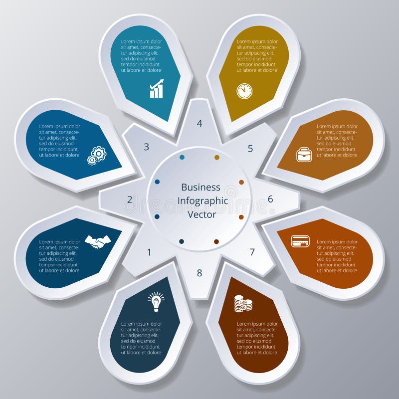 Infographic Eight Points Stock Illustrations – 94 Infographic Eight ...