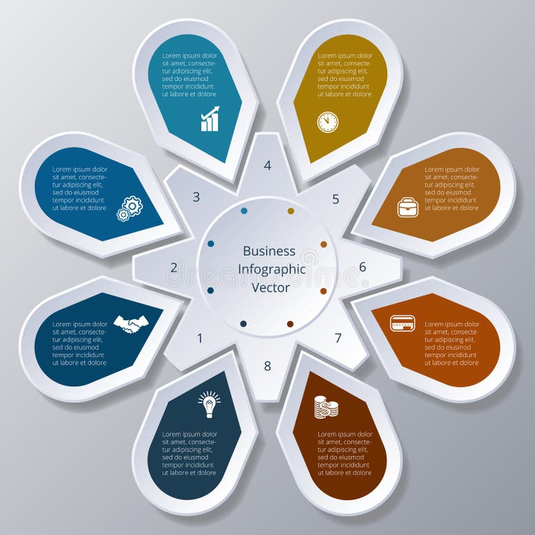Infographic Eight Points Stock Illustrations – 94 Infographic Eight ...