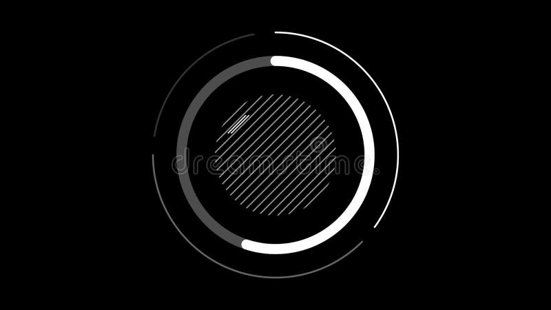 Infographic Element - Circle Chart on Alpha Channel Stock Footage ...