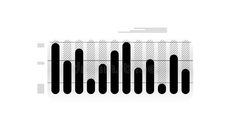 Infographic Element - Column Chart Stock Video - Video of alpha, growth ...