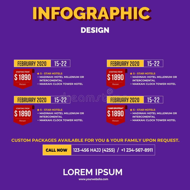 Infographic Element with Package or Options or Steps. Stock ...