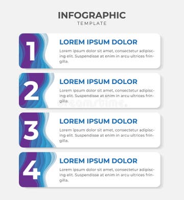 Infographic Element Numbering Stock Illustrations – 59 Infographic ...