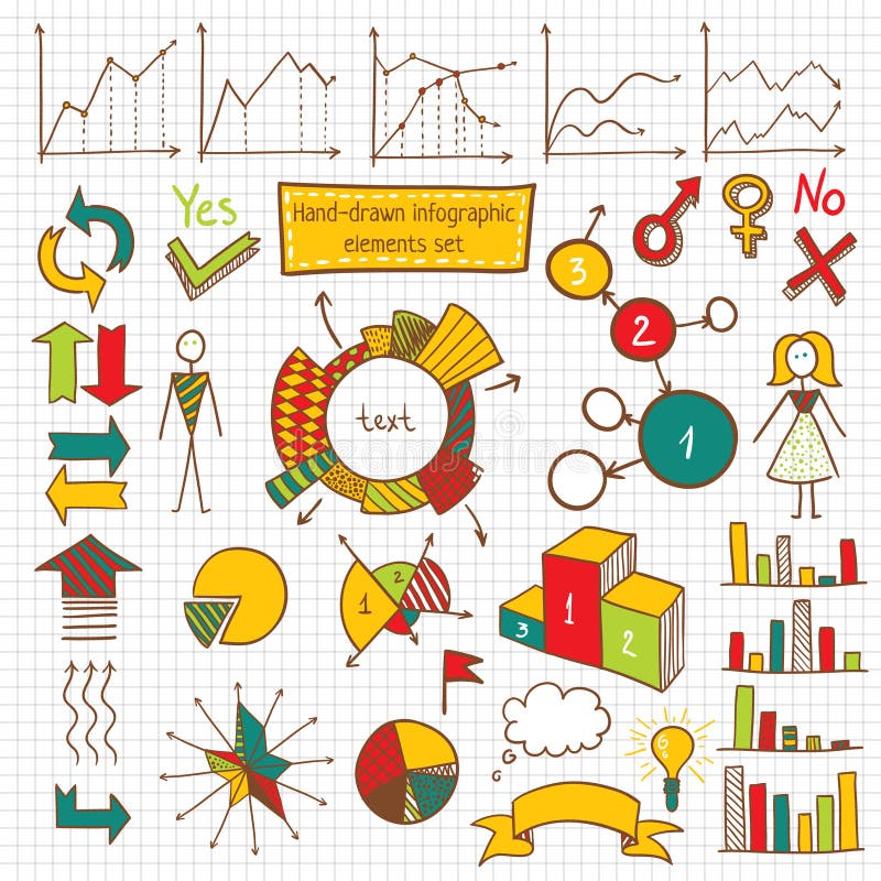 Infographic element set stock illustration. Illustration of alkaline ...
