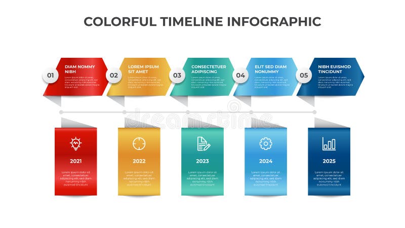 2 Point, Bullet, List Pyramid Diagram, Business Infographic Element ...