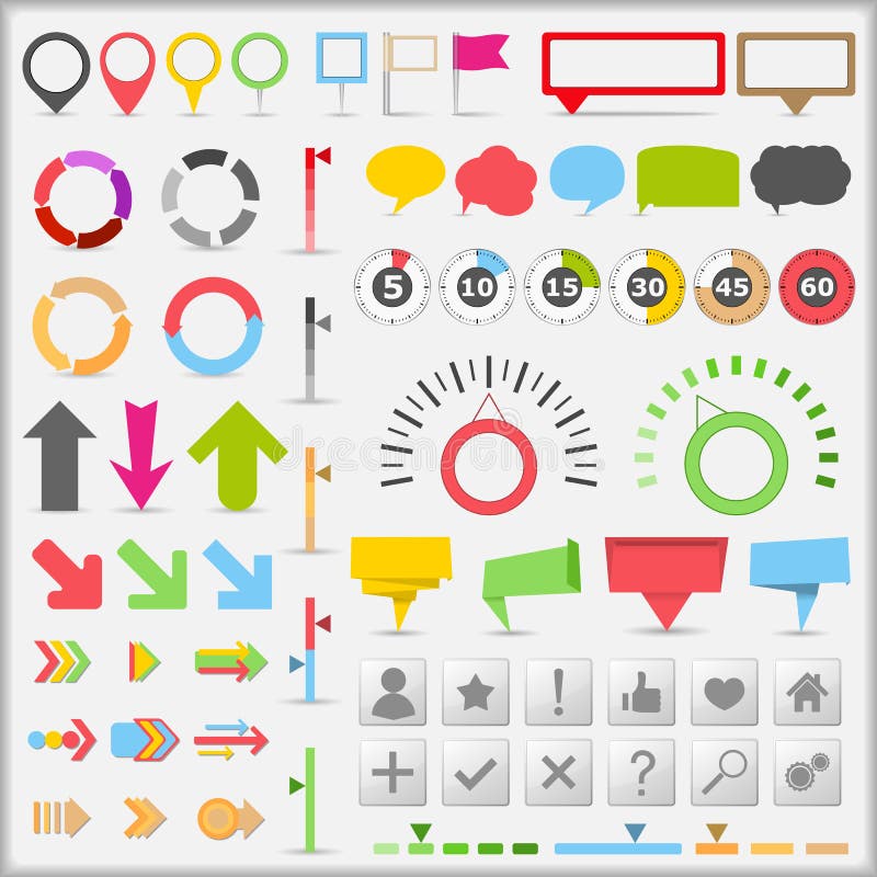 Infographic Elements stock vector. Illustration of arrow - 25222384