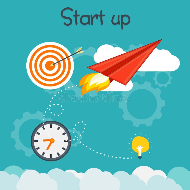 Infographic Elements for Business Start Up. Stock Illustration ...