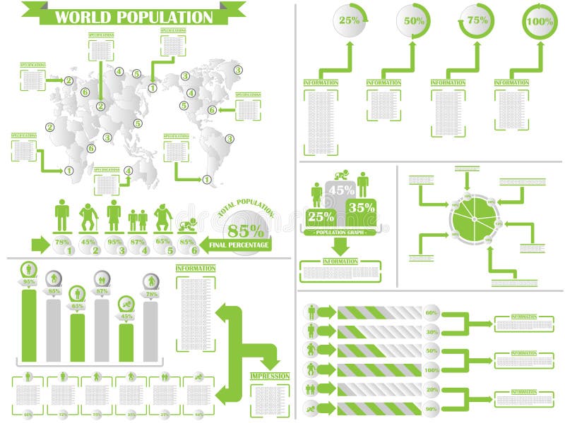 Infographic Elements Chart and Graphic Stock Vector - Illustration of ...