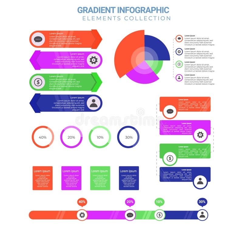 Infographic Elements Data Visualization Design Template. Stock ...