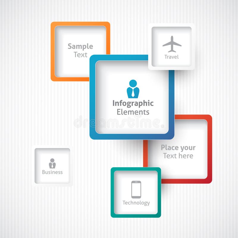 Infographic elements stock vector. Illustration of minimalistic - 35571004
