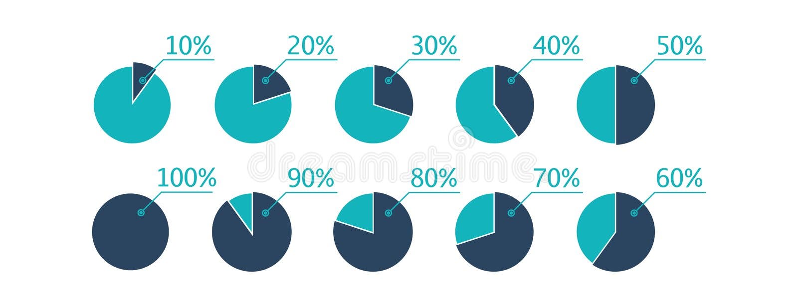 Infographic Elements. Diagram Progress Bar. Flat Vector Process ...