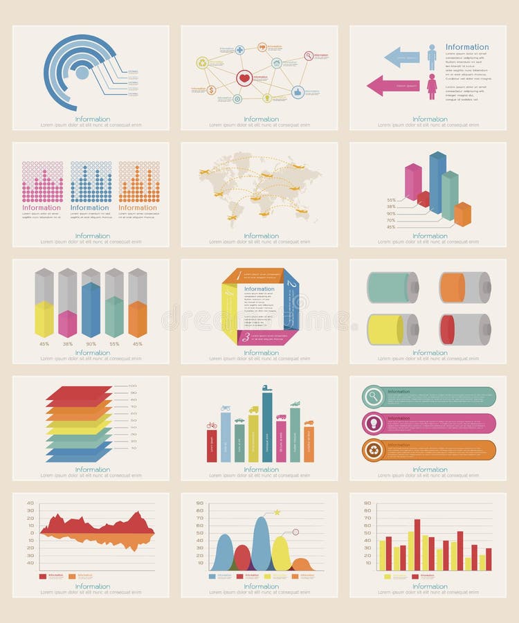 Large Infographic Vector Elements Template Designe Stock Vector - Illustration of infomation ...