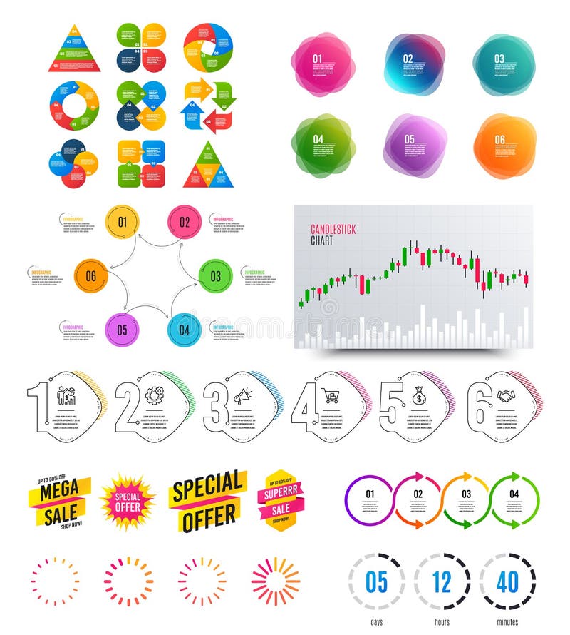 Infographic Elements. Financial Graph, Options Banner Badges. Sale ...