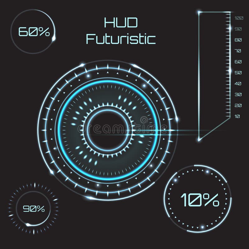 Infographic Elements. Futuristic User Interface HUD UI UX Stock Vector ...
