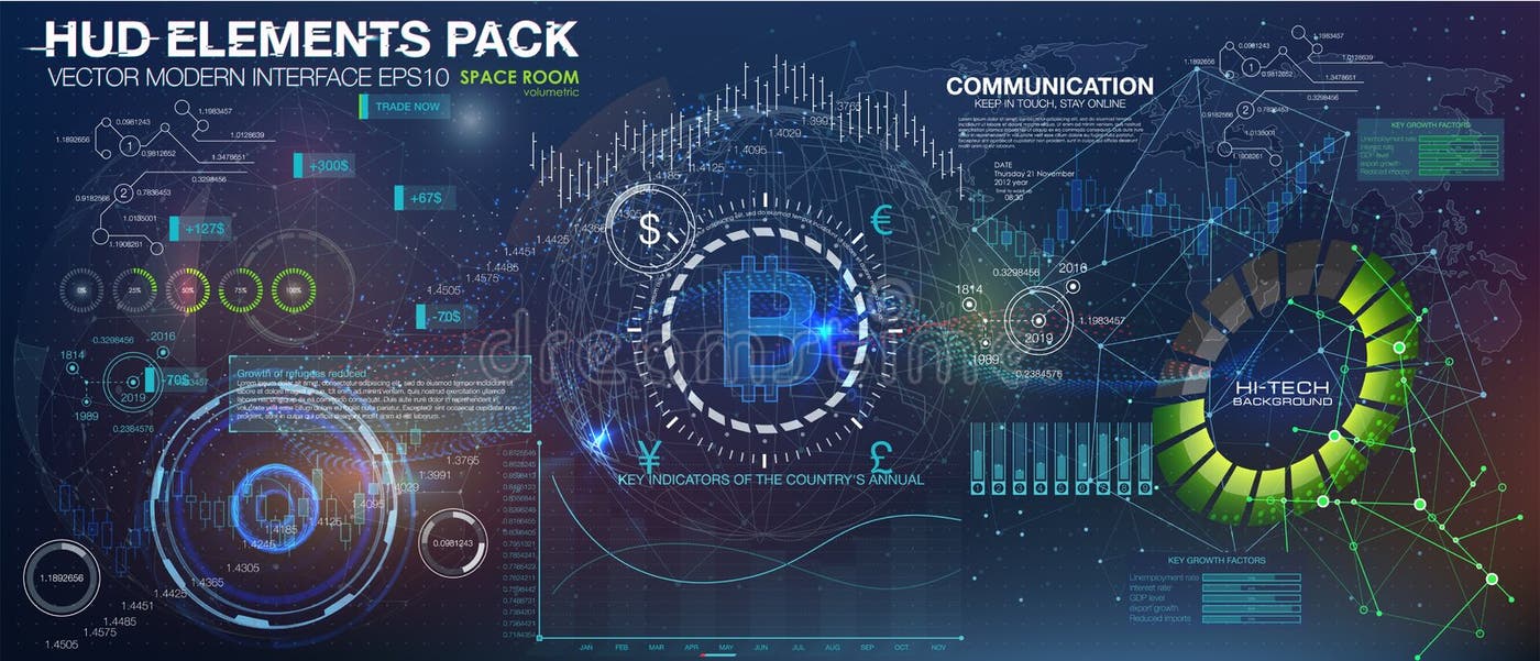 Hud Infographic Elements Stock Illustrations – 6,146 Hud Infographic ...