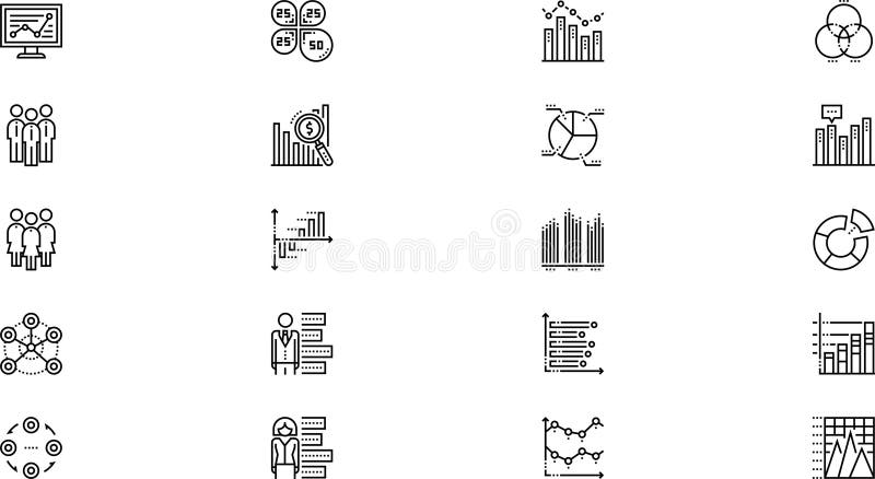 Infographic Elements Icons High-Quality Vector Icons Collection with ...