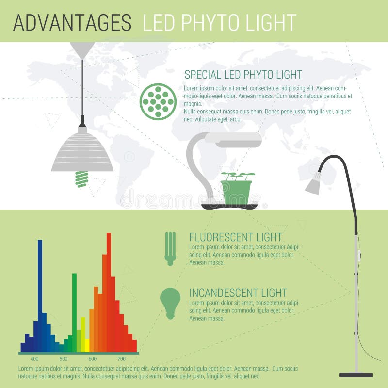Infographic Elements LED Lamp Stock Illustration - Illustration of ...