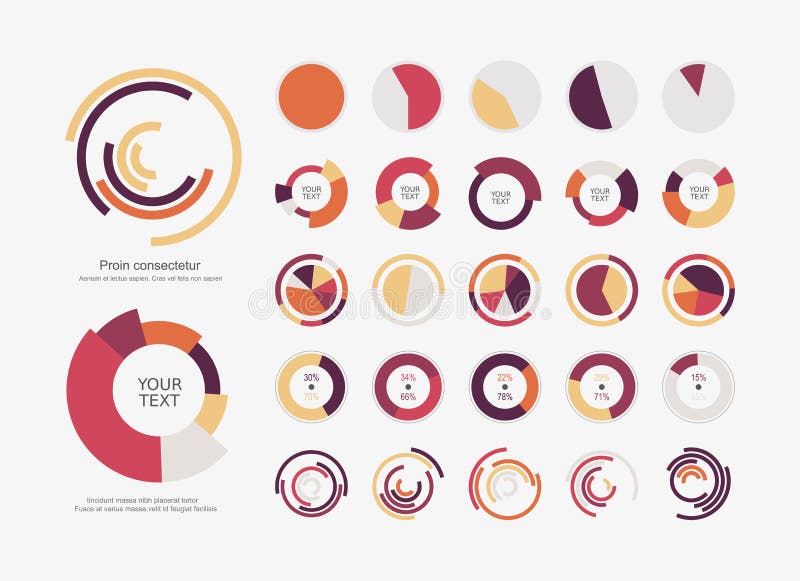 Infographic Elements Pie Chart Set Icon Stock Vector - Illustration of ... Infographic Elements Pie Chart Set Icon Stock Vector - Illustration of ...