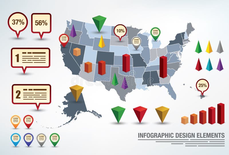 Demographics infochart stock vector. Illustration of collection - 36796294