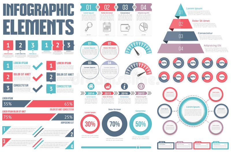 Infographic Elements stock vector. Illustration of history - 91085475