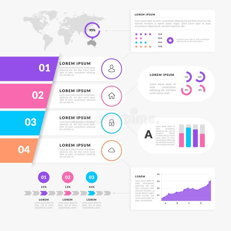 Creative Steps Collection Colorful Business Infographic Template, Can ...