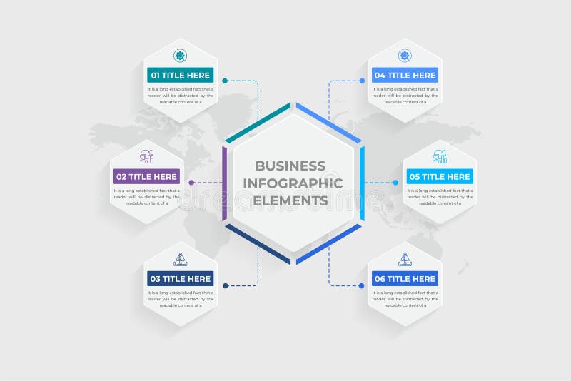 Infographic Elements And Visualization Graph Chart Vector For Business Presentation