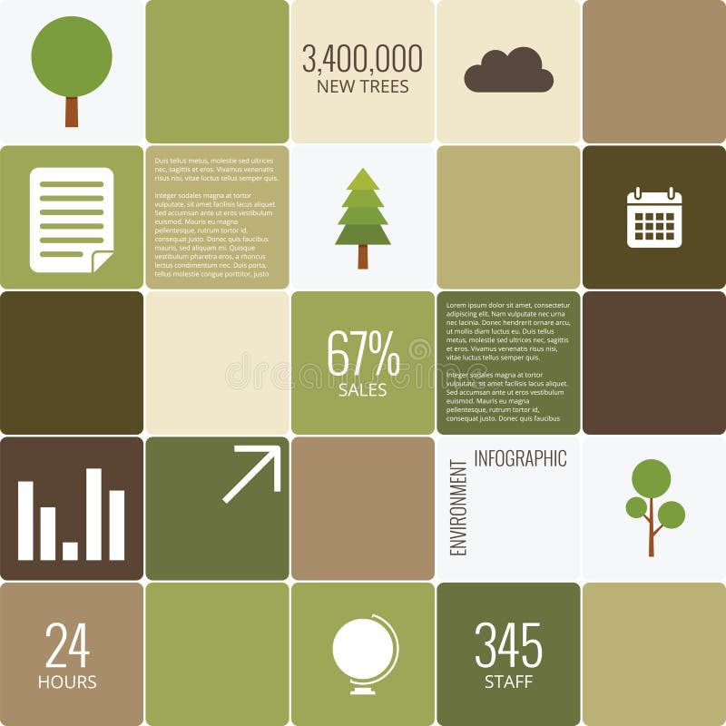 Infographic Environment stock vector. Illustration of paper - 58198214