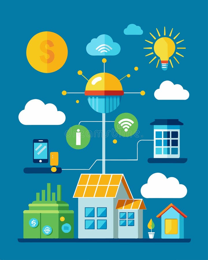 An Infographic Explaining the Benefits of a Solarpowered Smart Grid ...