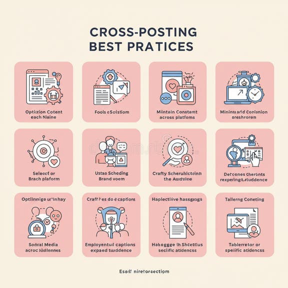 Infographic Featuring Twelve Boxes with Icons and Text in a Grid Format ...